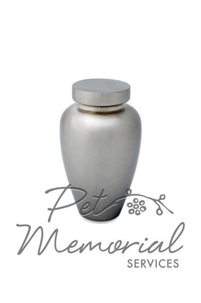 Spartan Urn - Brushed Nickel – Urns